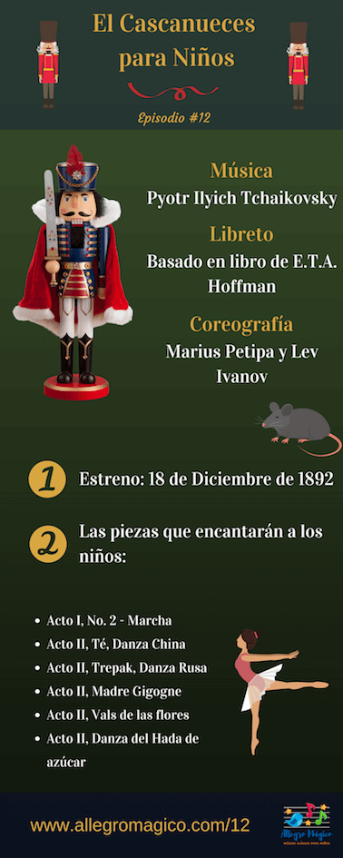 El cascanueces para niños - música clásica navideña
